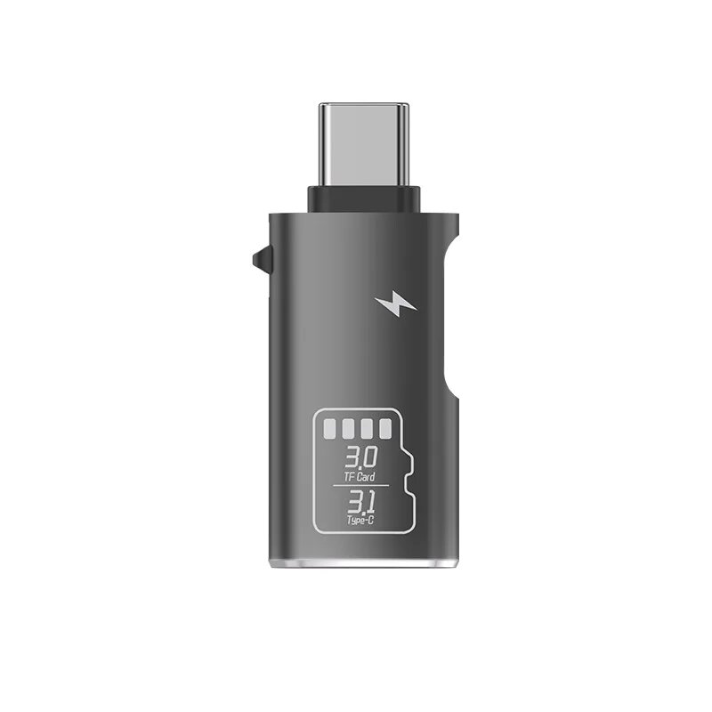 Адаптер USB Type-C 3.1 TF PD Black