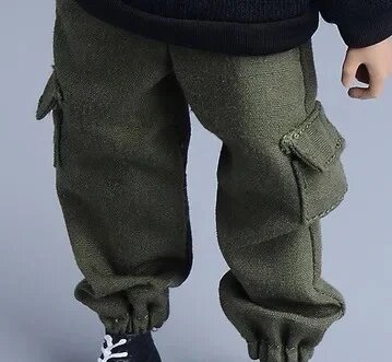 Карго штаны для фигурки 1/12, Military green