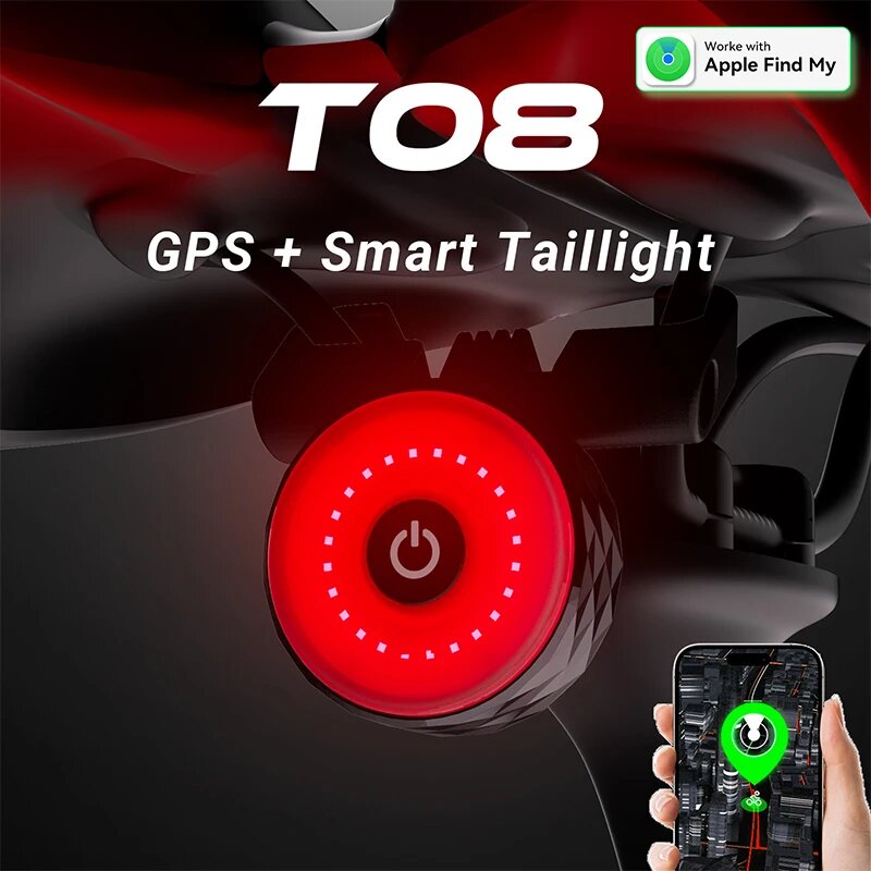 CYCLAMI T08 Умный GPS-фонарь для велосипеда
