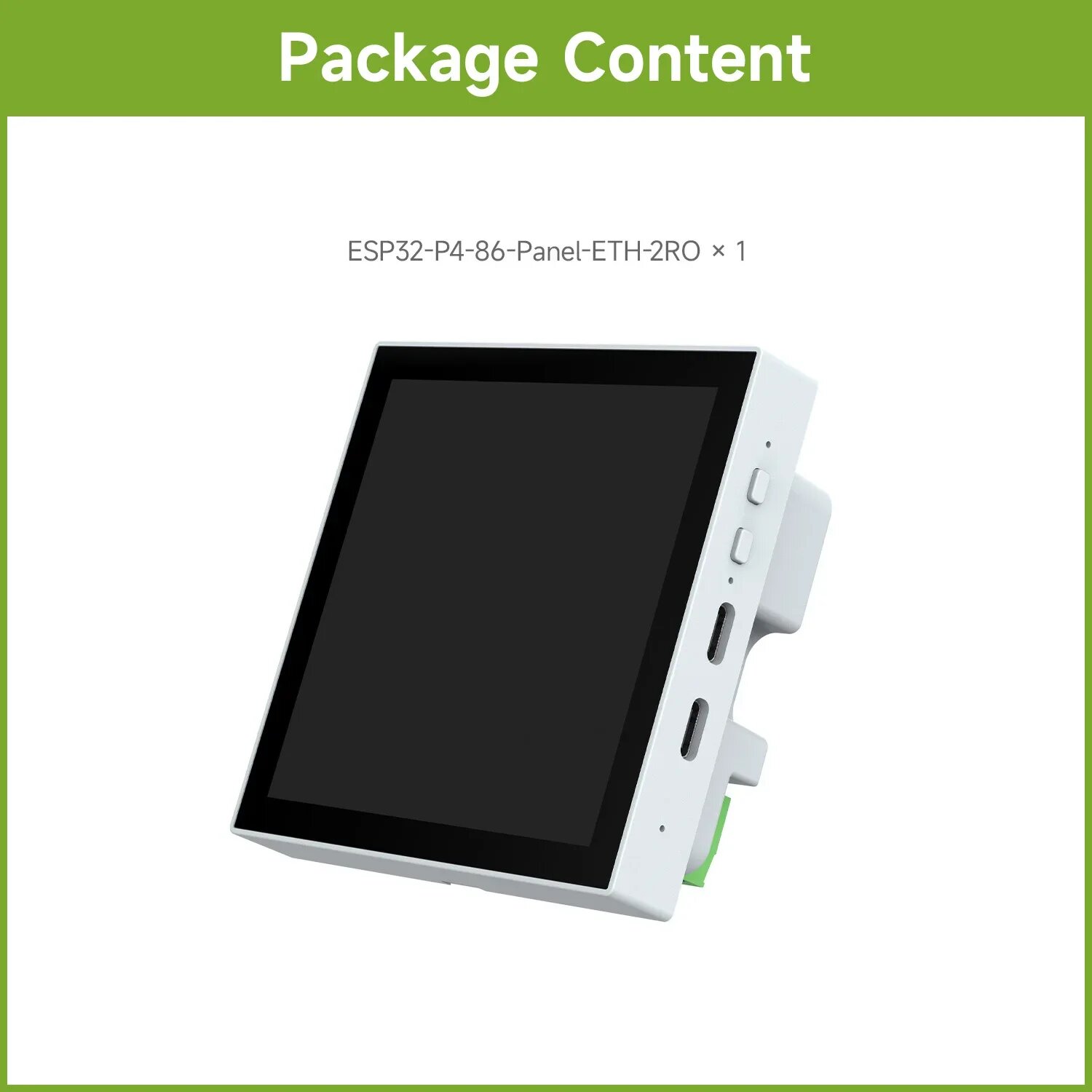 Waveshare ESP32-P4 4-дюймовая плата Smart 86 Box Deve 86-Panel-ETH-2RO