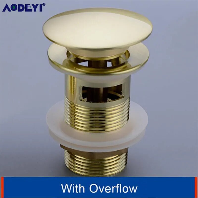 Сливная кнопка для раковины AODEYI With Overflow