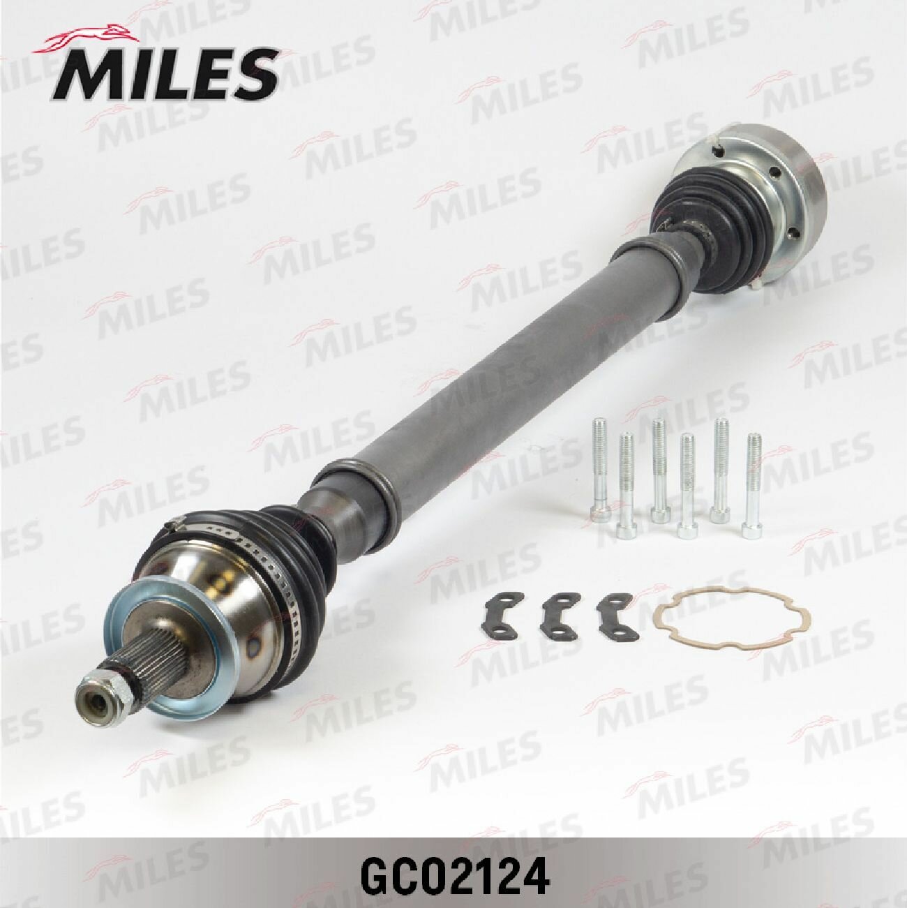 Привод в сборе VW POLO/SKODA FABIA 1.2-1.9 99- прав, MILES GC02124