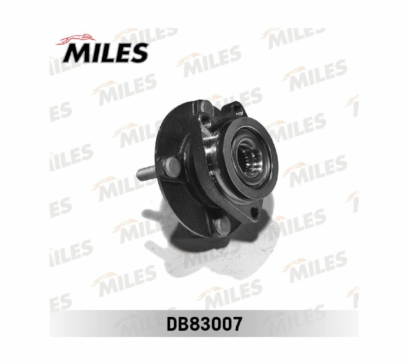 Ступица с подшипником передняя +ABS, NISSAN TIIDA 07-, MILES DB83007