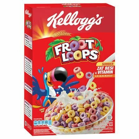 Готовый завтрак Kellogy's Froot Loops 375г