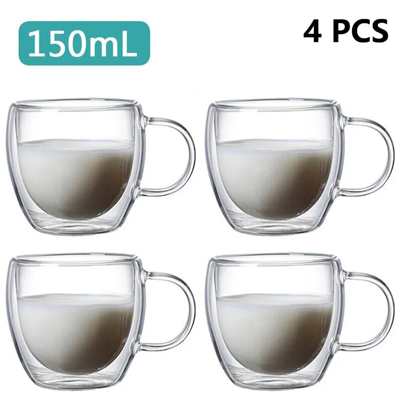 RSCHEF стеклянная чаша для напитков Белый, Style B 150ML 4pcs