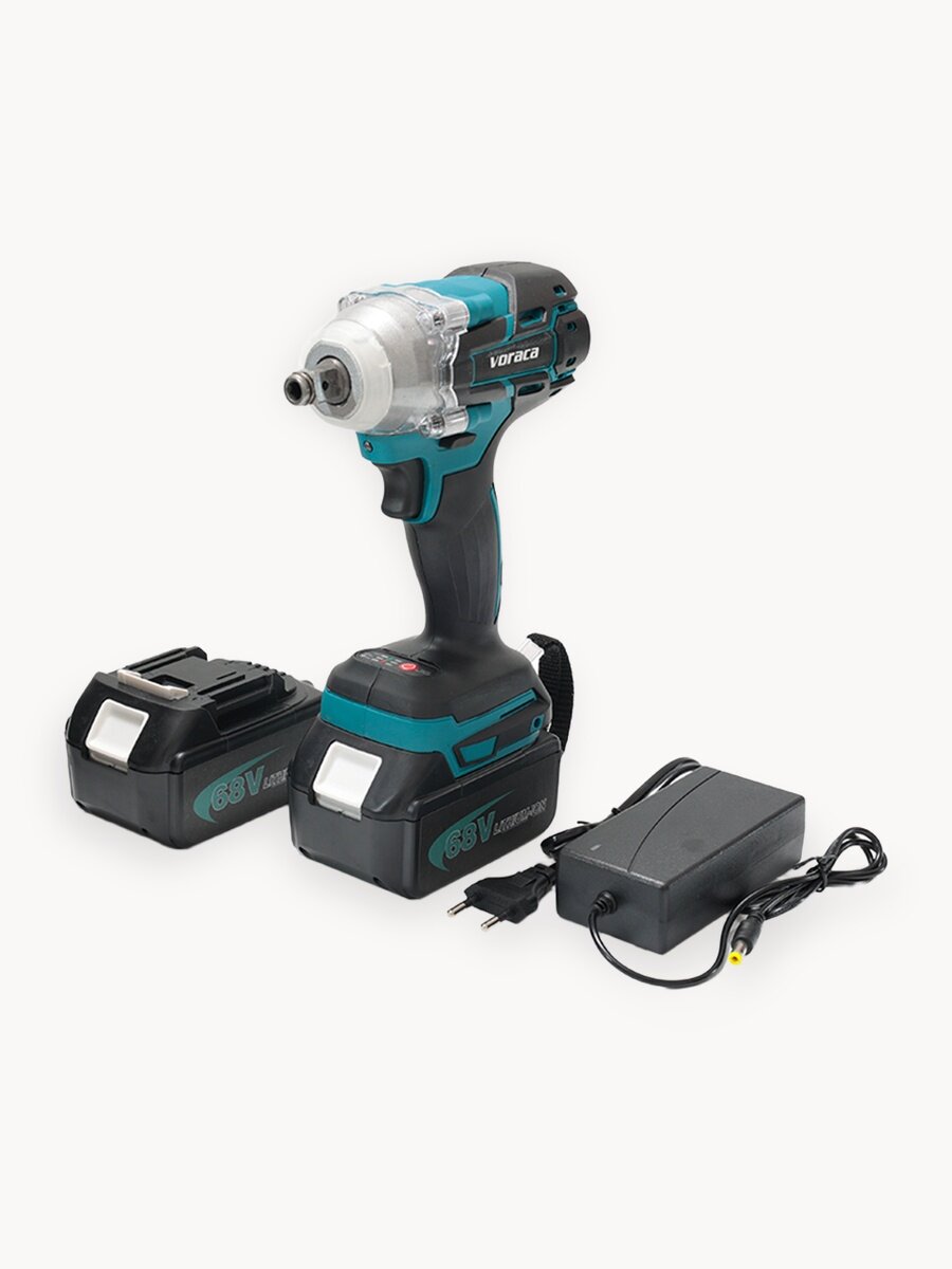 Ударный гайковерт, бесщеточный, аккумуляторный,18В ,2 АКБ и 1 ЗУ