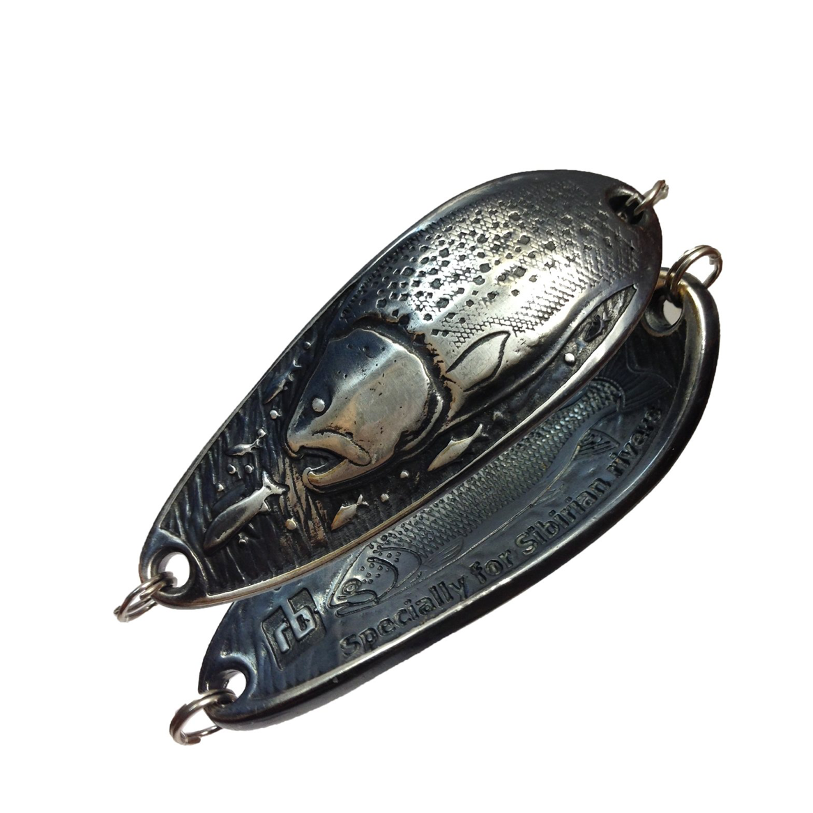 Блесна из латуни RB (Русская Блесна) Лорд 40г -07, 70mm