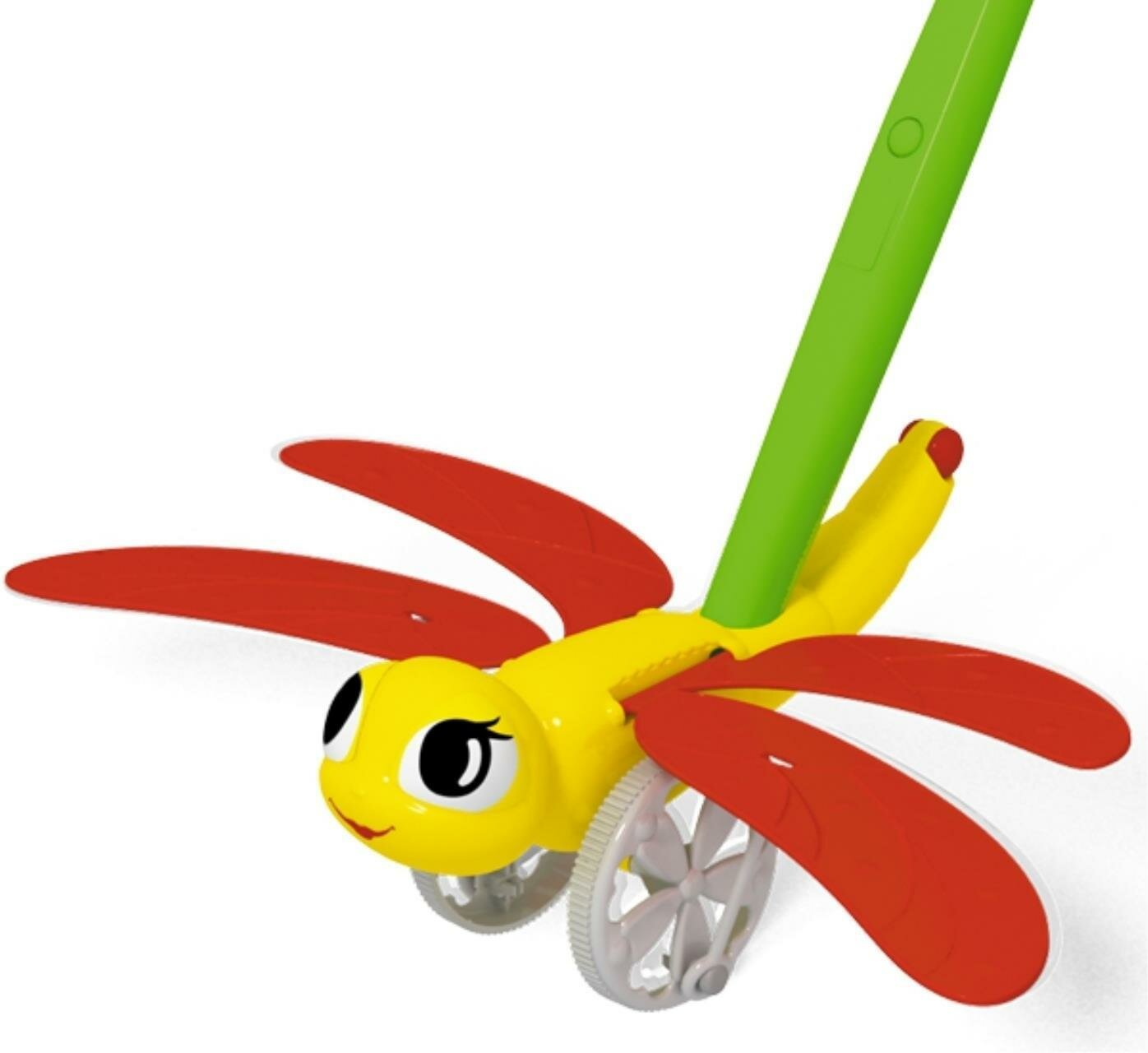 Каталка-игрушка STELLAR "Веселая Стрекоза", пластик, развивающие эффекты