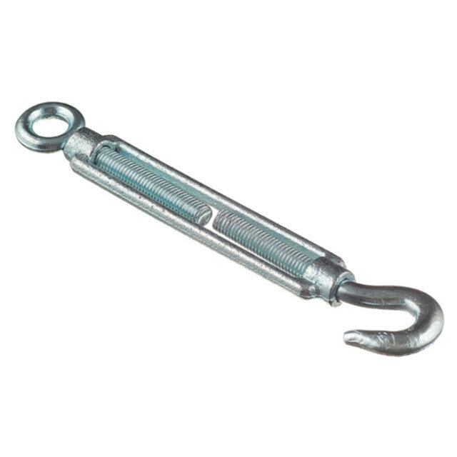 Талреп крюк-кольцо DIN 1480 8 мм 1 шт для фиксации троса и стяжки в монтаже и эксплуатации
