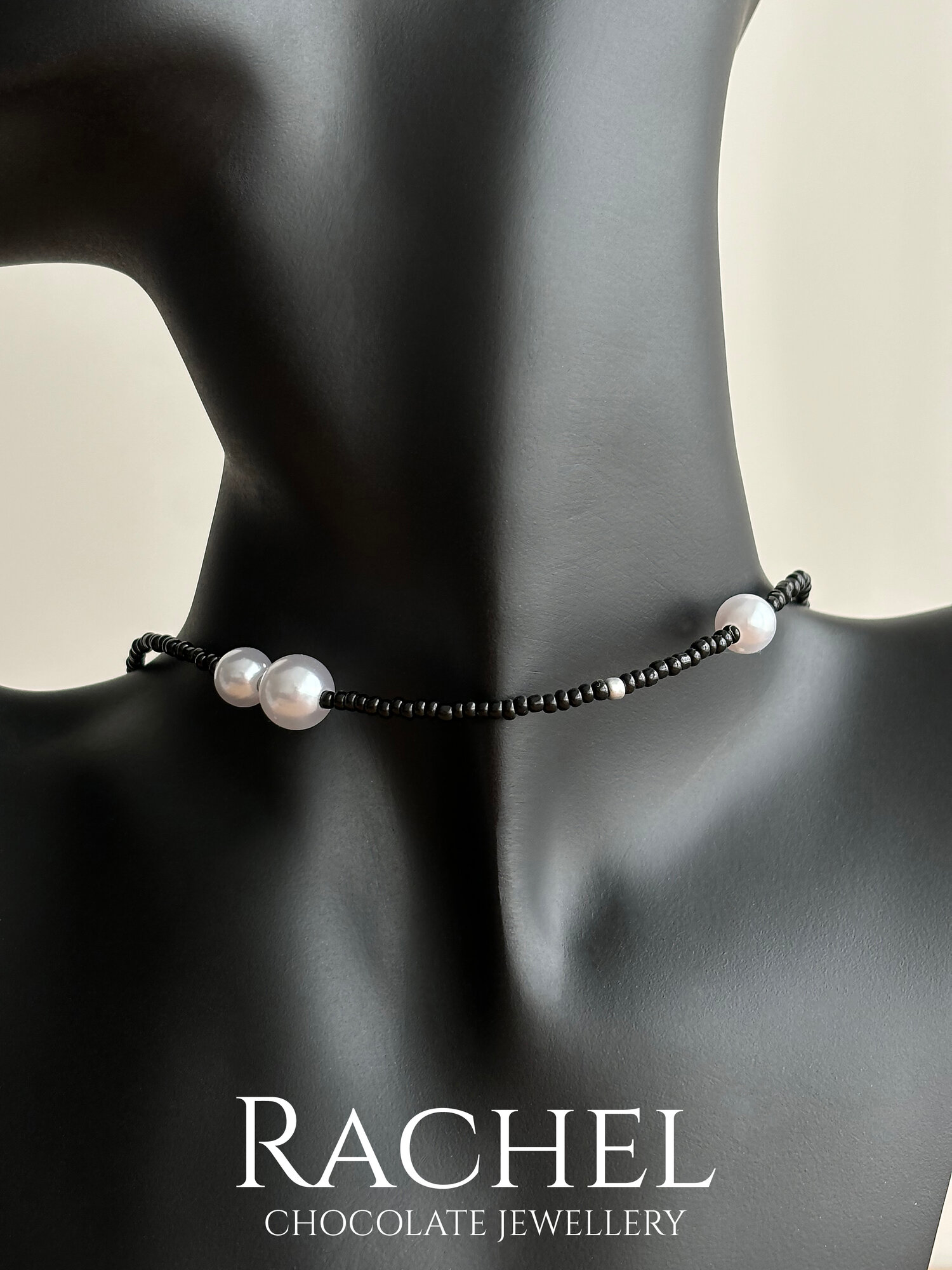 Колье, бисер, жемчуг имитация