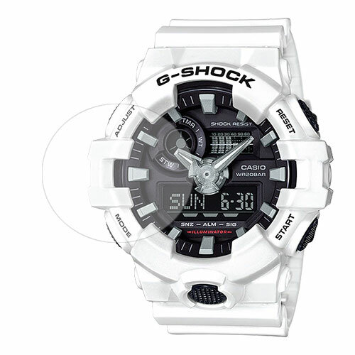 Скрин Мобайл защитный экран для часов Casio GA-700-7A из гидрогелевая плёнка прозрачная