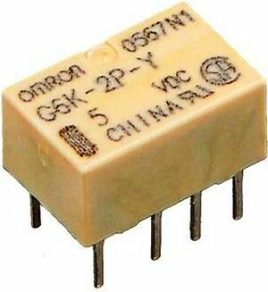 G6K-2P-Y DC5, сверхминиатюрные сигнальные реле / 2 шт