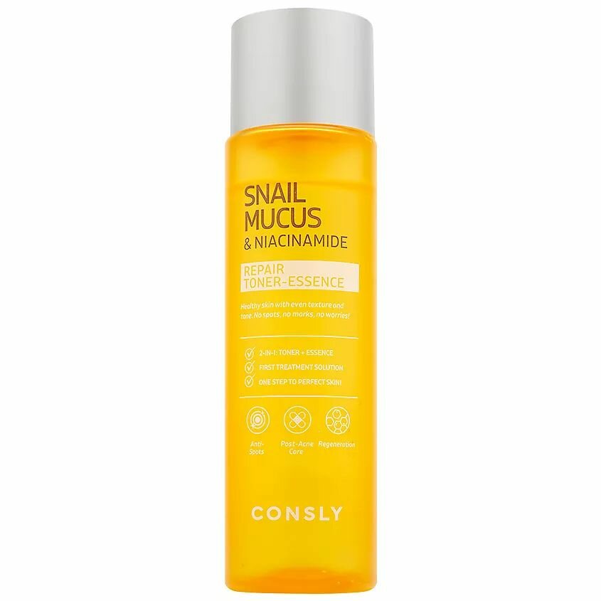 CONSLY Восстанавливающий тонер-эссенция для лица Repair Toner-Essence Snail Mucus & Niacinamide