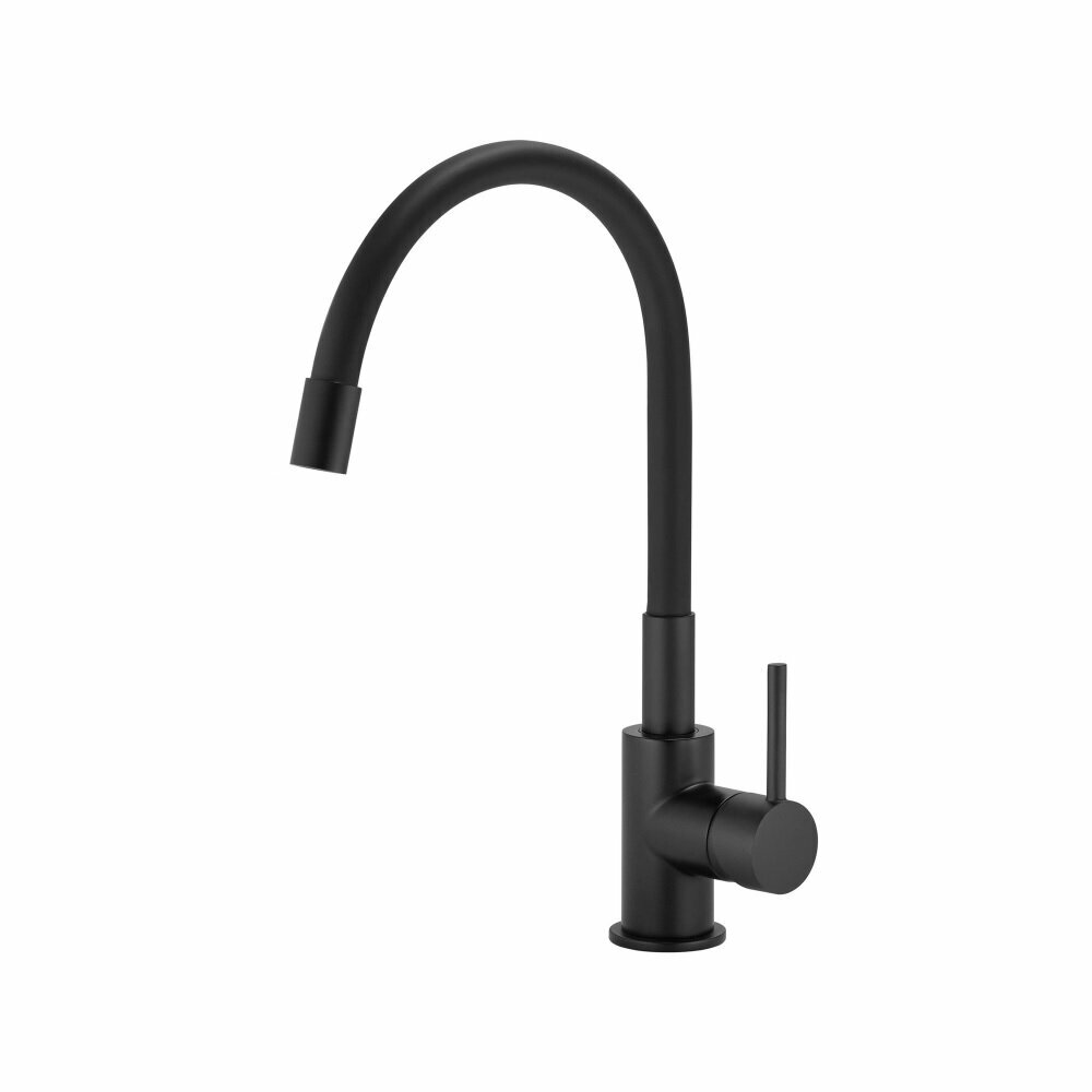 Смеситель для кухни Santek Тесио гибкий излив WH5A44012N001 черный