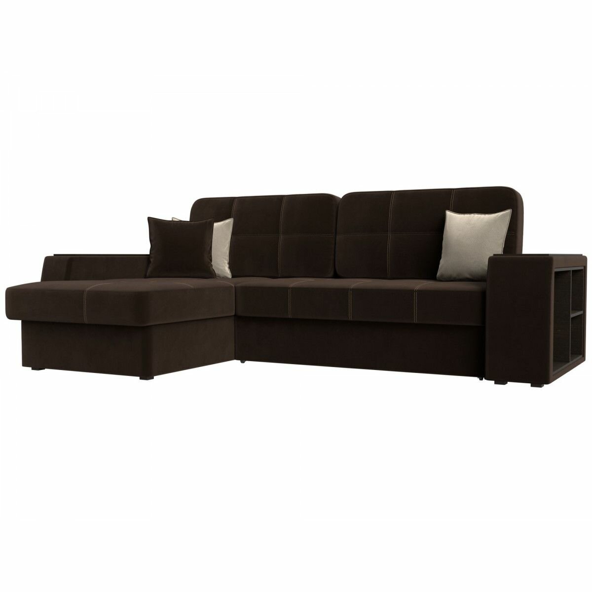 Угловой диван Брюссель левый угол, Микровельвет, Модель 29388L