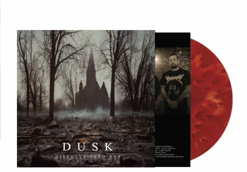 Виниловая пластинка Dusk - Dissolve Into Ash LP Red Cloudy