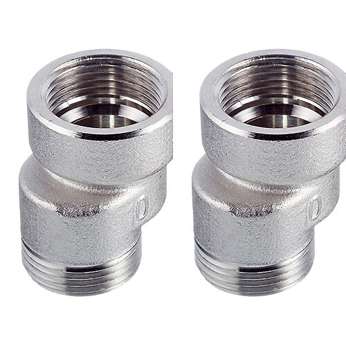 Эксцентрик 3/4 ВР(г) х 3/4 НР(ш) х 10 мм латунный (2 шт.)