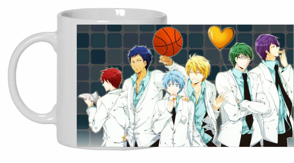 Кружка Kuroko no Basuke, Баскетбол Куроко №3, Кружка-Хамелеон