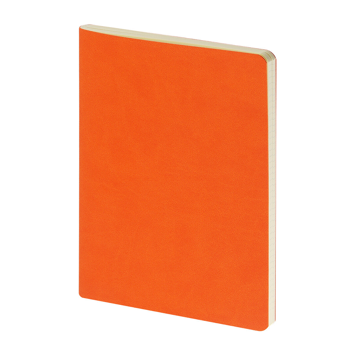 Бизнес тетрадь А5, Bruno Visconti,"MEGAPOLIS VELVET" FLEX (оранжевый ) 60 л. клетка