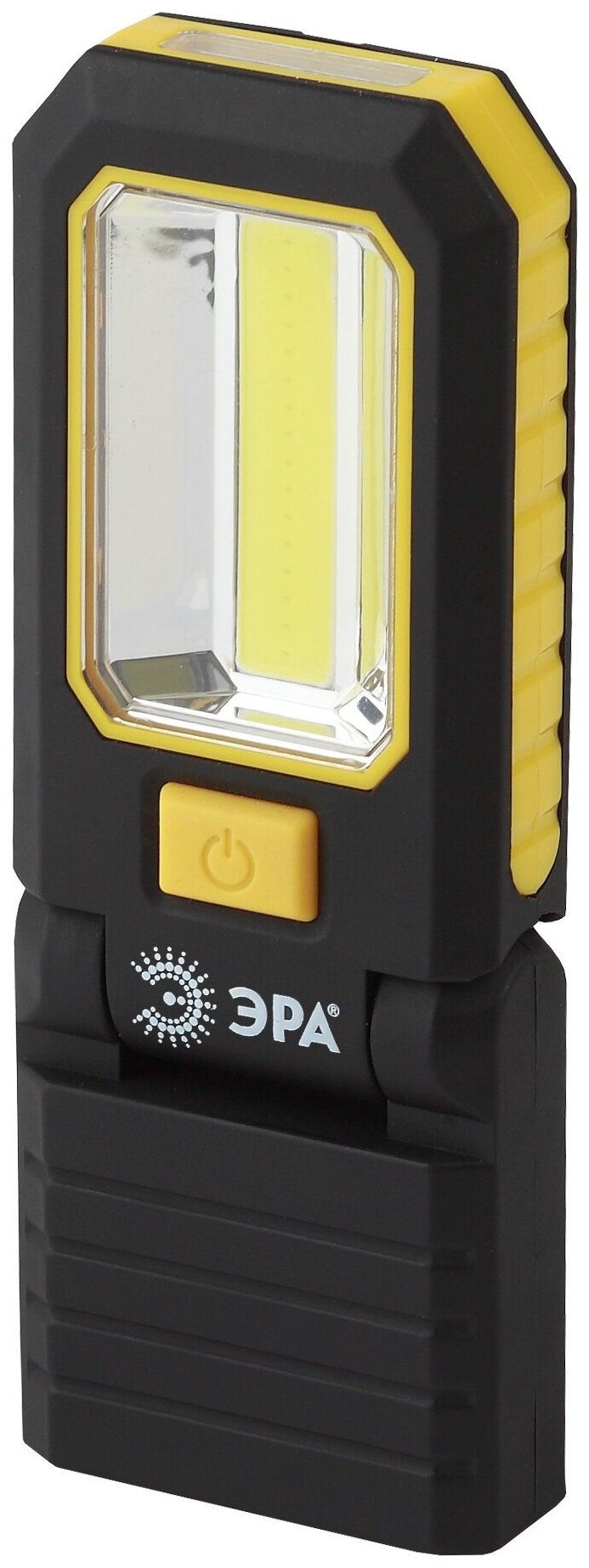 Светодиодный фонарь ЭРА Рабочие Практик RB-704 ручной на батарейках 2 магнита крючок сгибающийся корпус