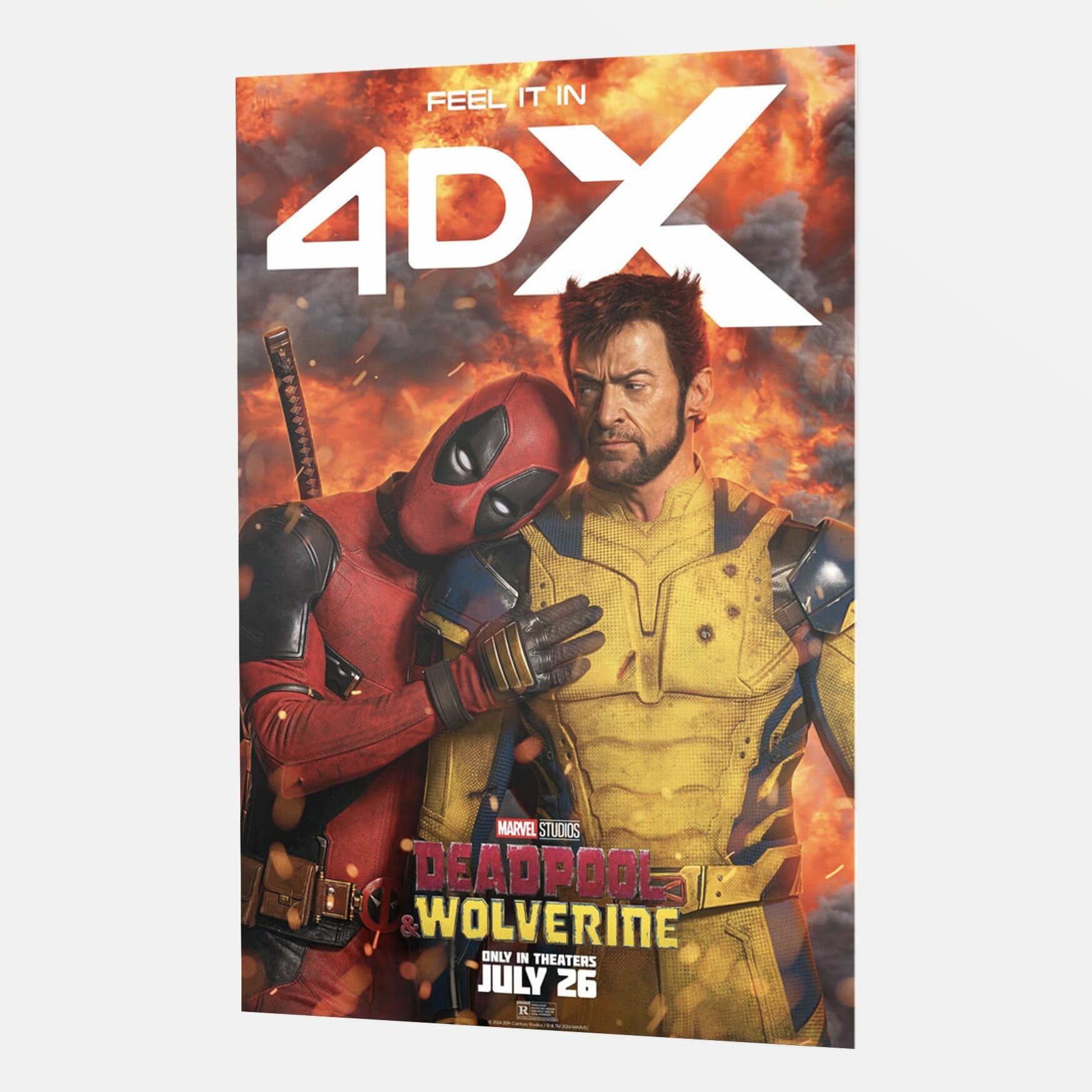 Постер (плакат) по фильму Дэдпул и Росомаха 60x90 см. от Poster4me