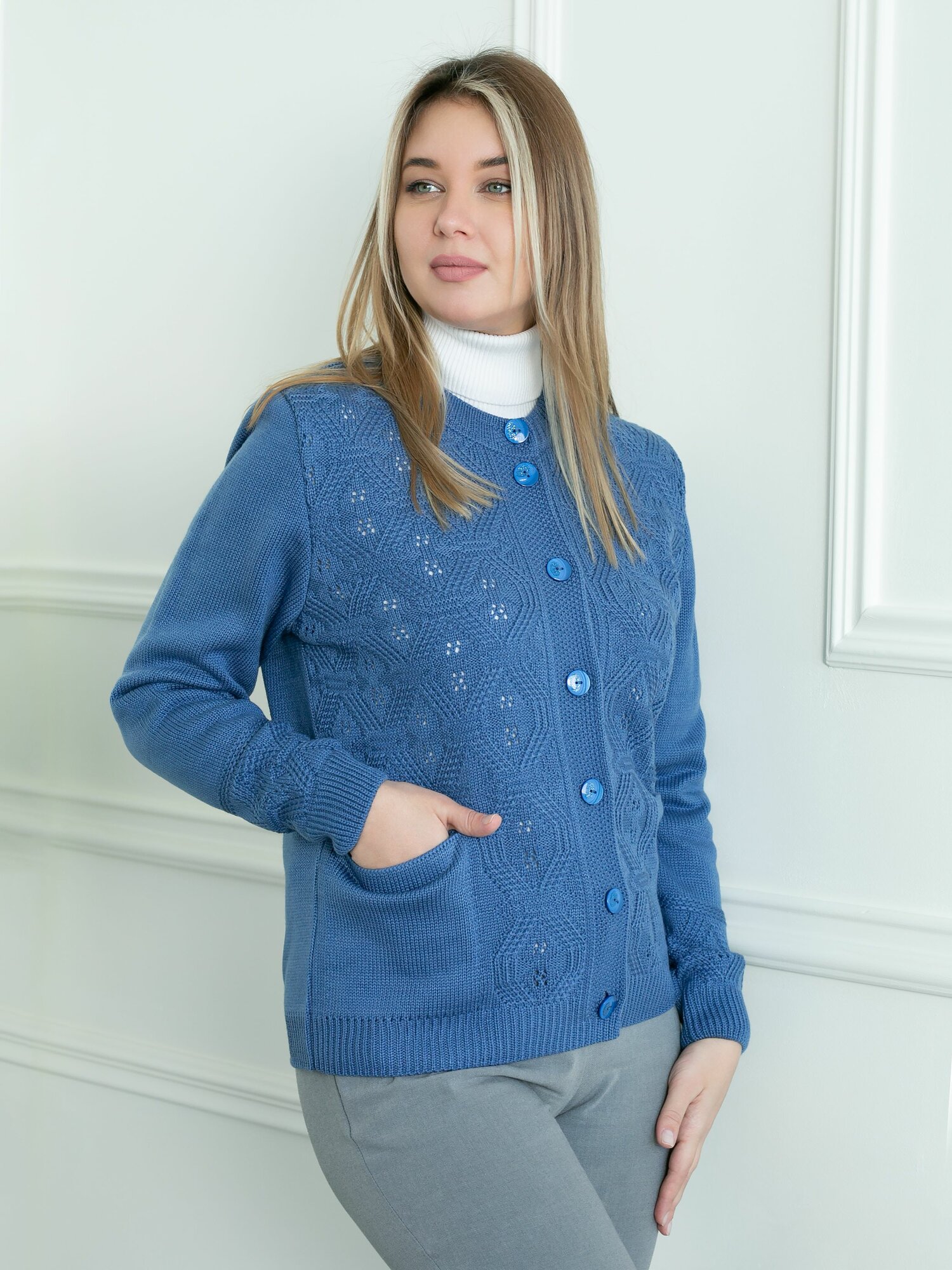 Кардиган трикотажный