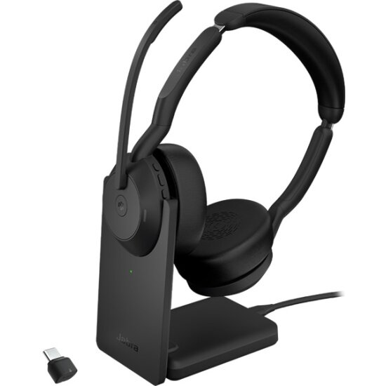 Беспроводная гарнитура Jabra Evolve2 55, Link380c MS Stereo Stand
