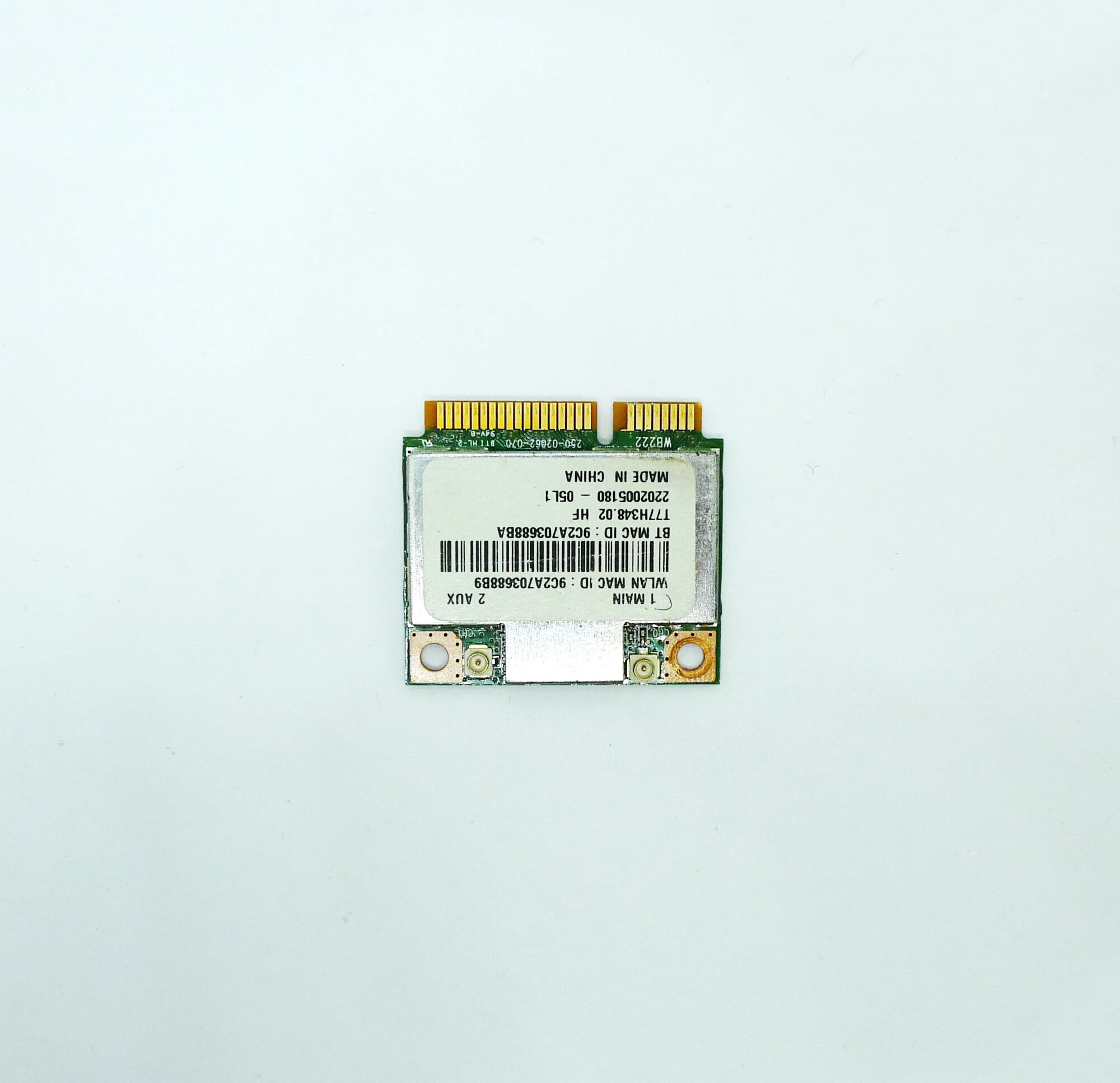 Wi-Fi, Bluetooth модуль Anatel DA104328 (снятый, оригинал)