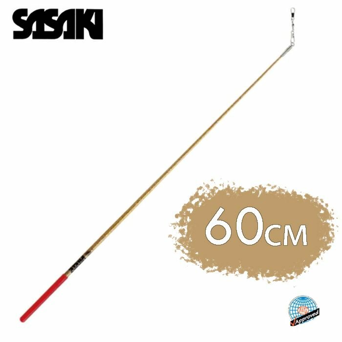 Палочка SASAKI с блестками М-781H 60см GD (Золотой) FIG