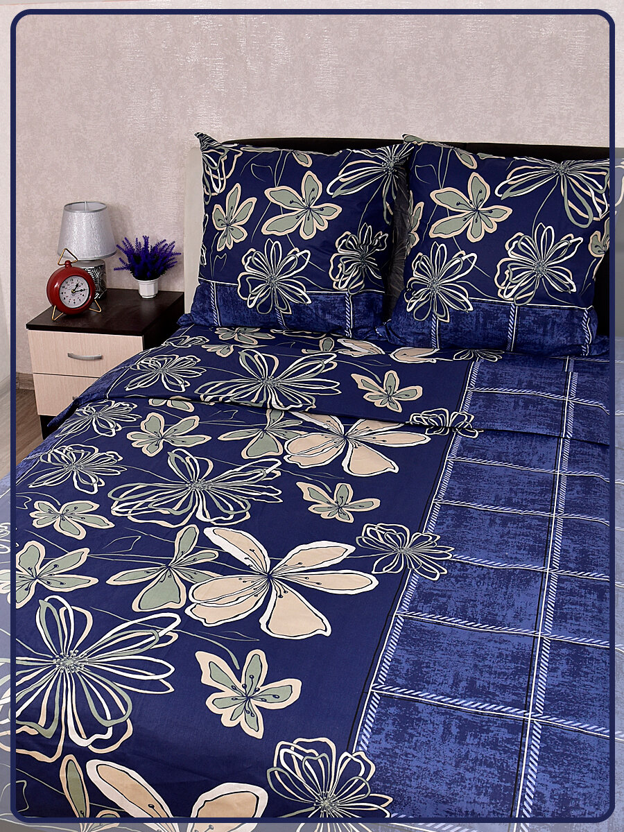 Постельное белье Шуйская бязь Ночь 21602-1 2 спальное