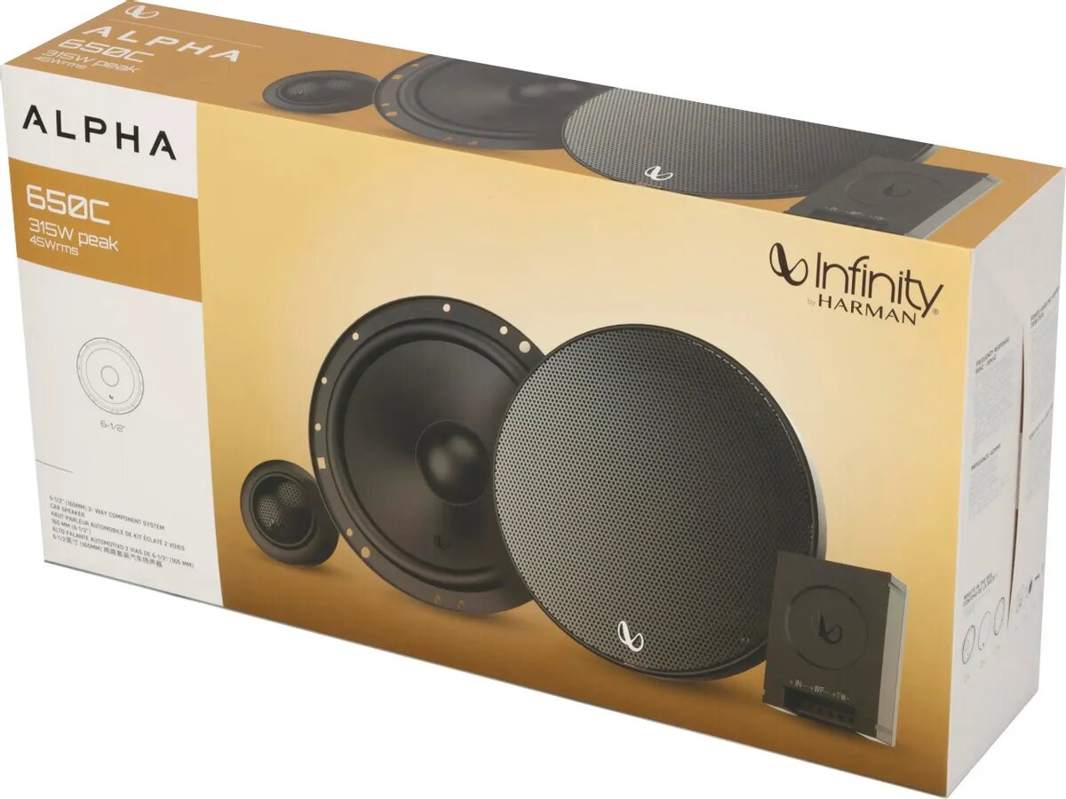 Автоакустика INFINITY ALPHA 650С comp 16cm