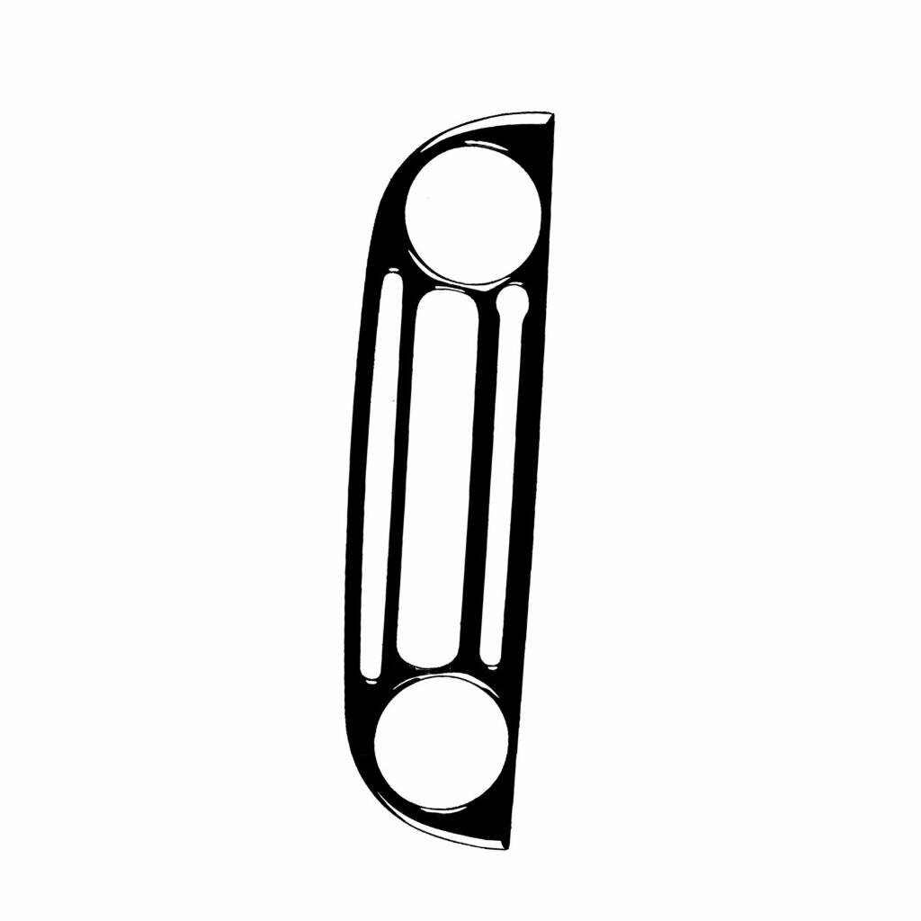 Наклейка на автомобильный радиоприемник для 500 2012-2015, накладки на автомобильную панель, аксессуары для модификации внутренней крышки, черный цвет