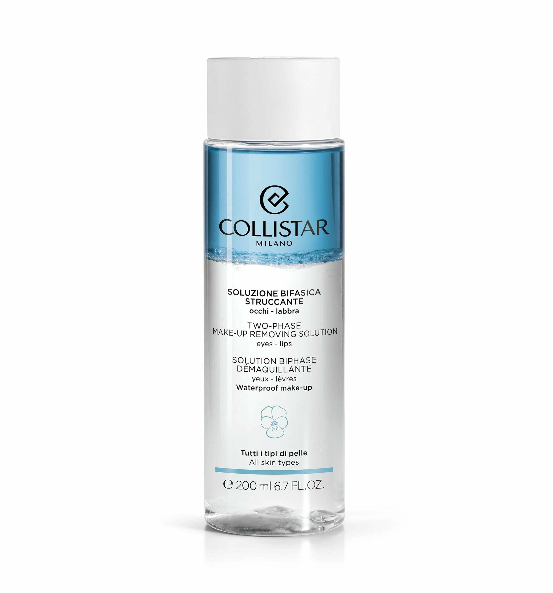 Collistar - Two-phase Make-up Removing Solution 200 ml Средство для снятия макияжа с двухфазовой формулой 200 мл