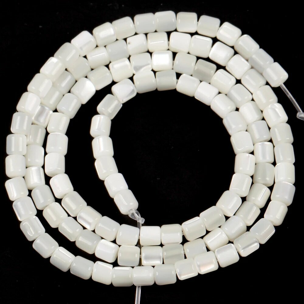 Бусины из раковин Fascinante Viento Белый, 110pcs 3.5x4mm