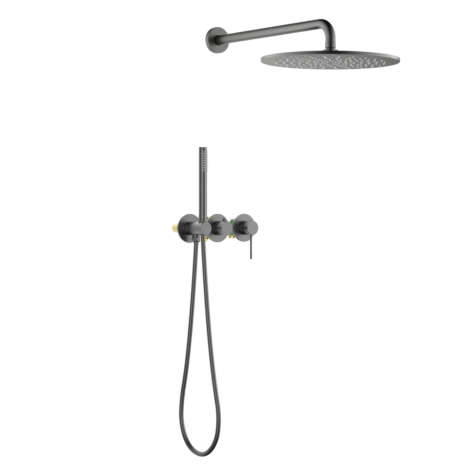 Душевая система встроенная Timo Saona SX-2349/18SM, черное золото