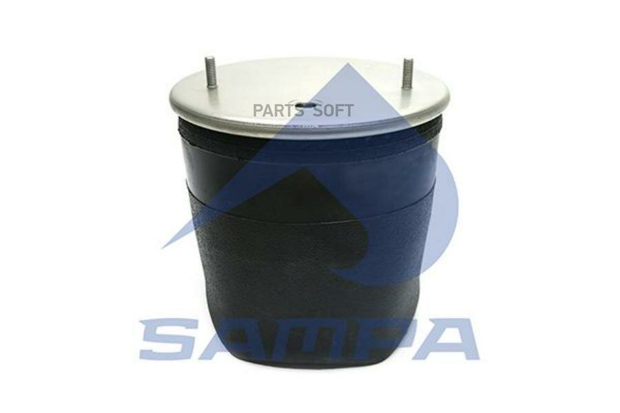 SAMPA SP55881 Пневморессора BPW (без стакана,2 шп. M12 смещены,1 отв. штуц. M22х1.5мм) SAMPA
