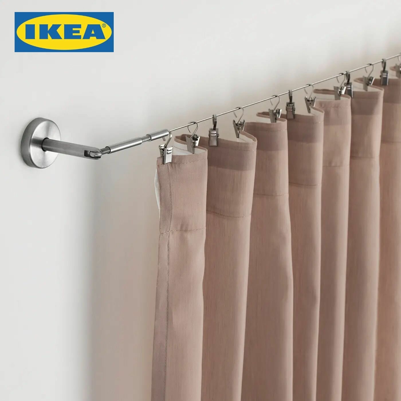 IKEA Карниз для штор витой 1 ряд Гибкий