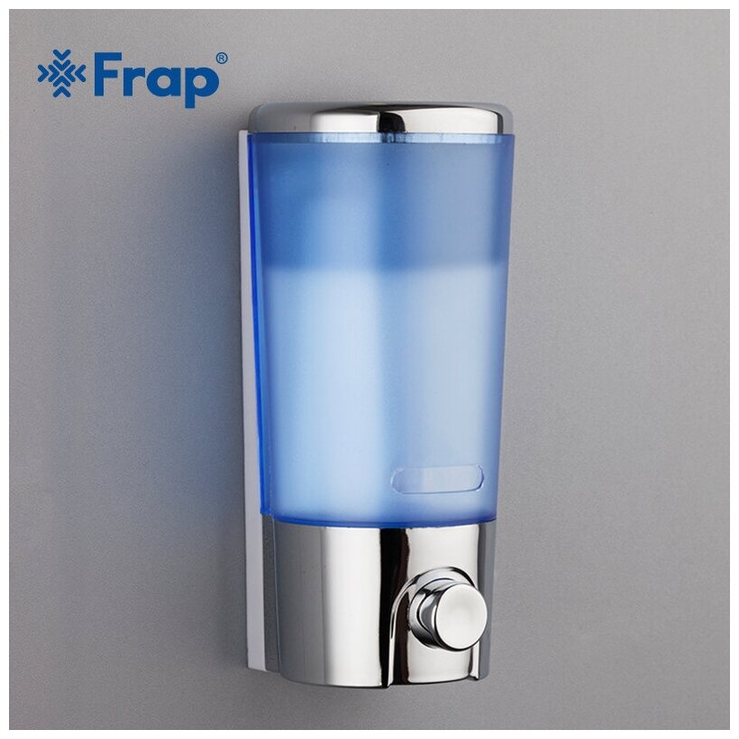 Диспенсер для жидкого мыла Frap F406, металл, пластик, сенсорный, объем 400