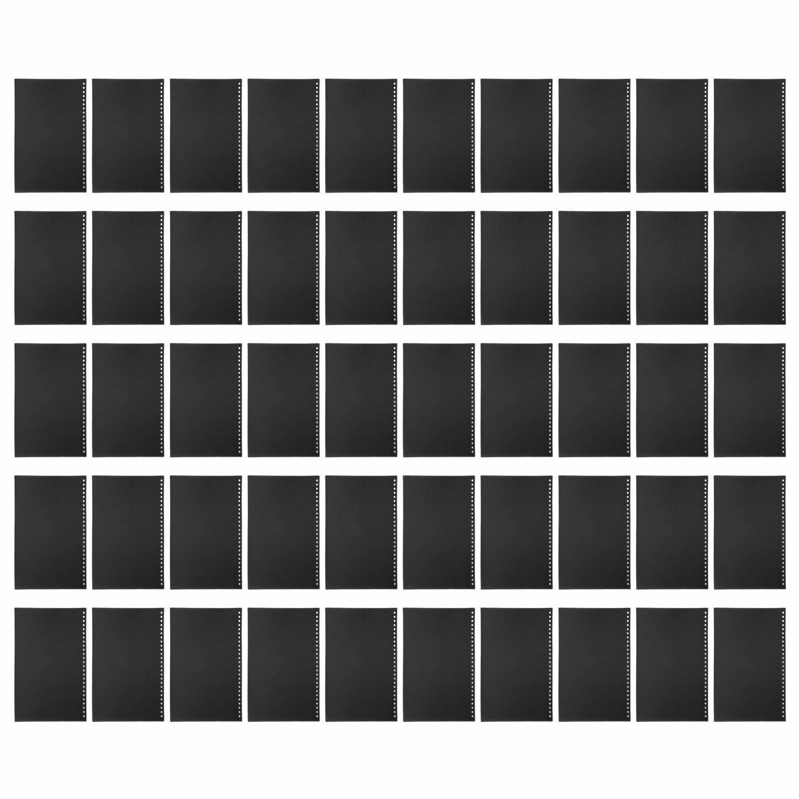 B5 26 Paper Cover замороженная прозрачная водонепроницаемая плавная крышка страницы PP для отчетов. Презентации 50 шт. Черные