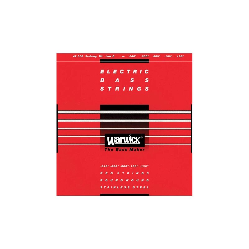 Струны для 5-ти струнной бас гитары Warwick 46300ML5B