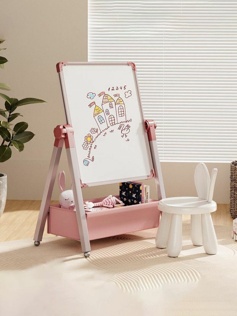 Мольберт Детский Двухсторонний С Набором