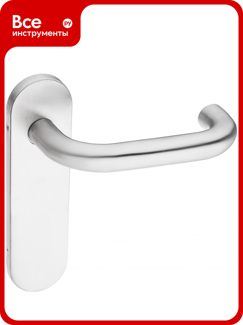 Дверная ручка на планке PALIDORE u2203/9-9/inox без отверстия под цилиндр, Современный