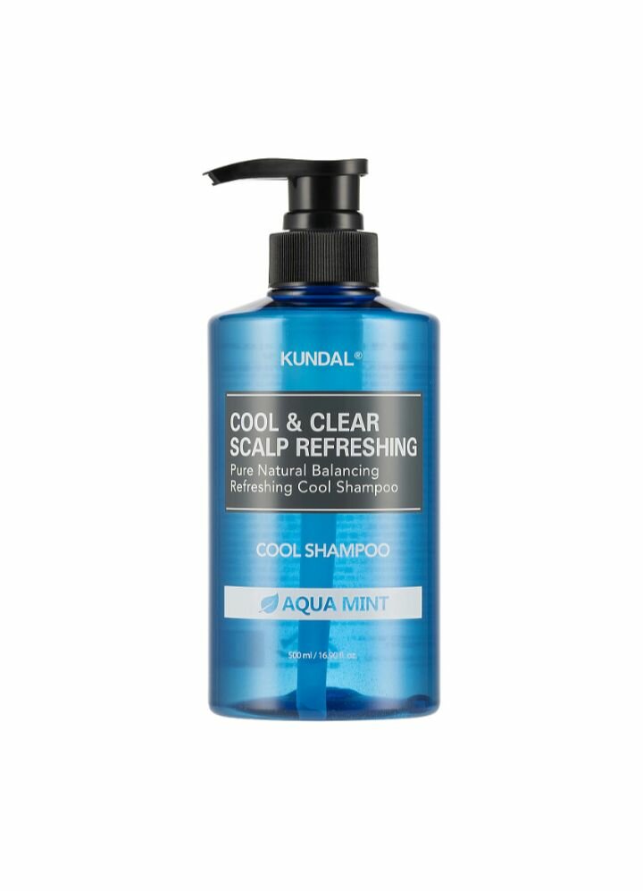 KUNDAL Шампунь освежающий и успокаивающий кожу головы Водная Мята Cool & Clear Shampoo
