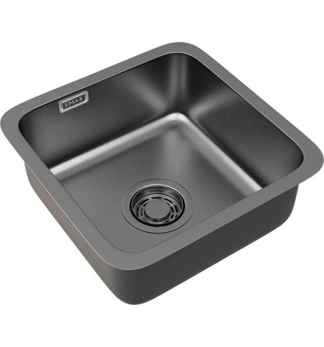 Мойка кухонная Emar PVD A EMB-127A PVD Nano Dark