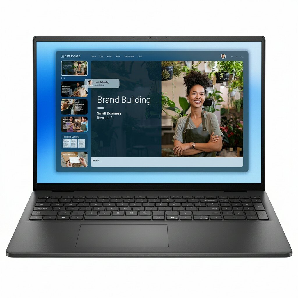Ноутбук Dell 16 (Intel 5, 16 ГБ, 512 ГБ, сенсорный, Win 11) Серый