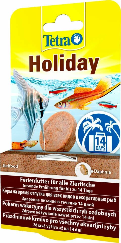 TETRA HOLIDAY корм для рыб на время отпуска (30 гр х 12 шт)