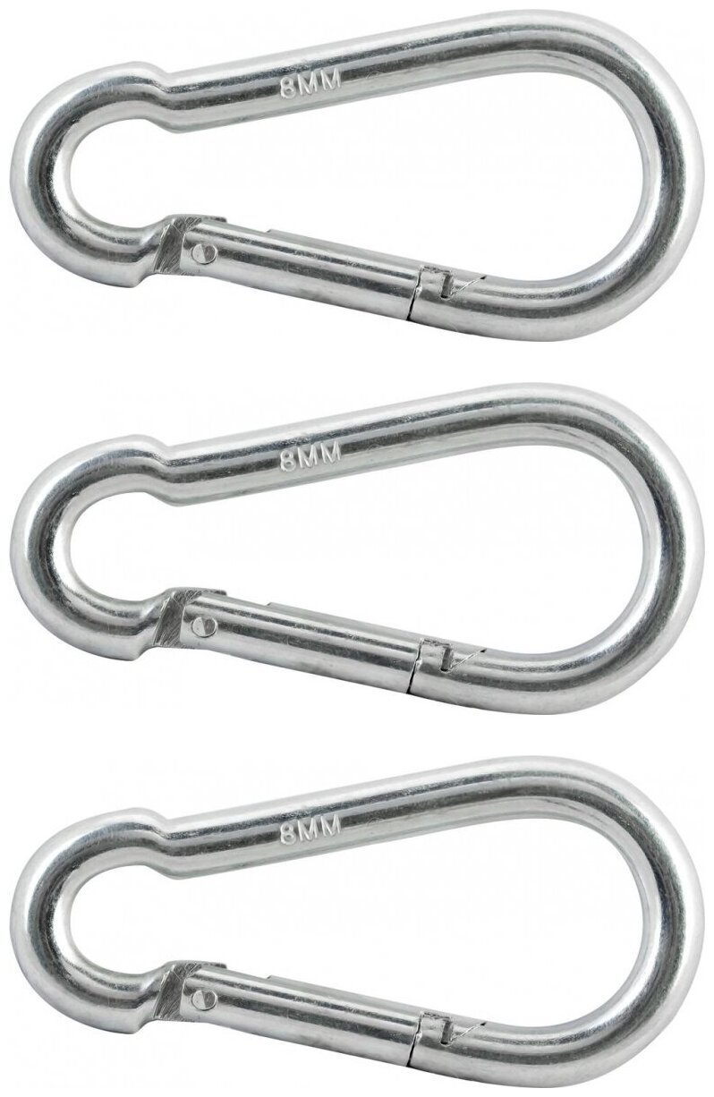 Карабин Tech-Krep M8 DIN 5299 (комплект из 3 шт.)