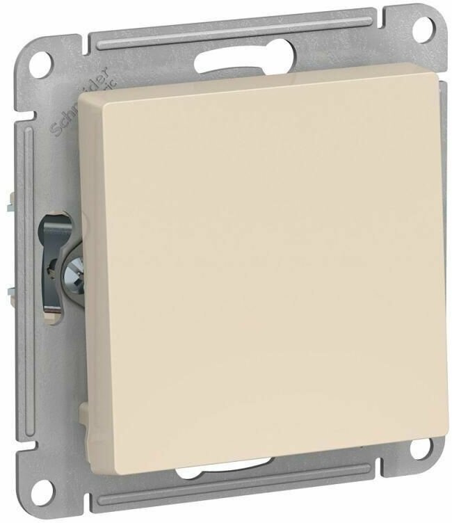 Выключатель 1-кл. СП AtlasDesign 10А IP20 (сх. 1) 10AX механизм беж. SchE ATN000211