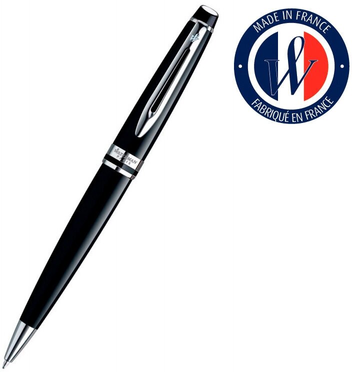 Ручка шариковая Waterman Expert 3 (S0951800) Black CT M синие чернила подар. кор.