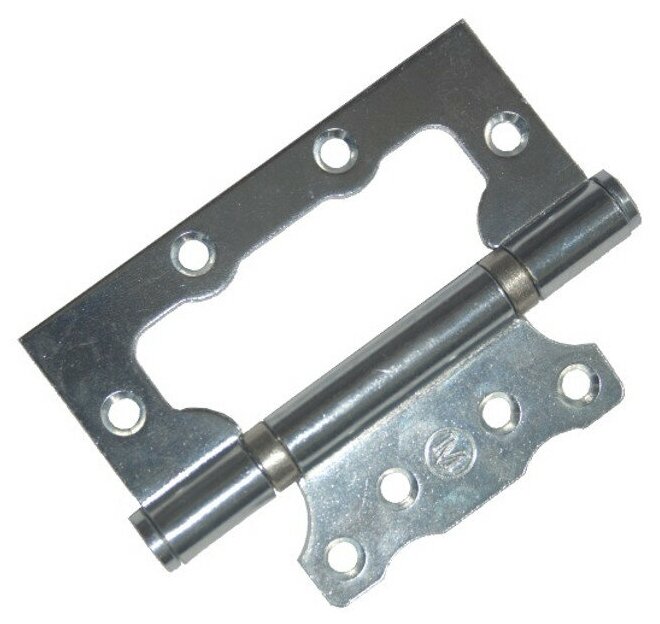 Петля дверная универсальная "ПНУ-100", бабочка, сталь, цинк